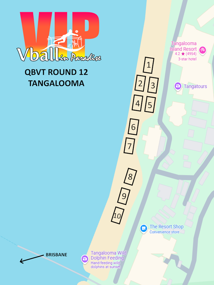 COURT MAP – Vball in Paradise